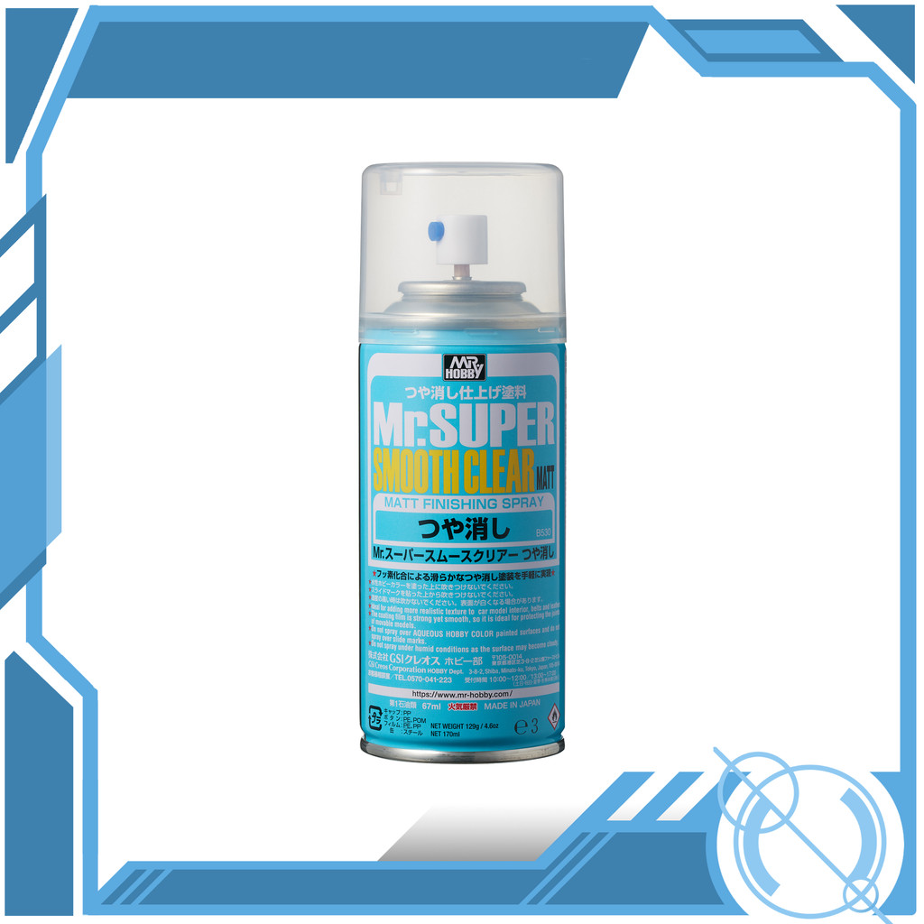 Mr Hobby B530 - Mr Super Smooth Clear Matt (170ml) | Shopee Malaysia