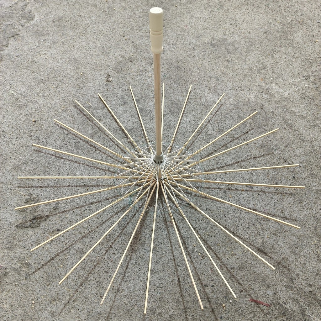 M/58N Oiled Paper Umbrella Skeleton DIY Material Production Photo Shoot ...