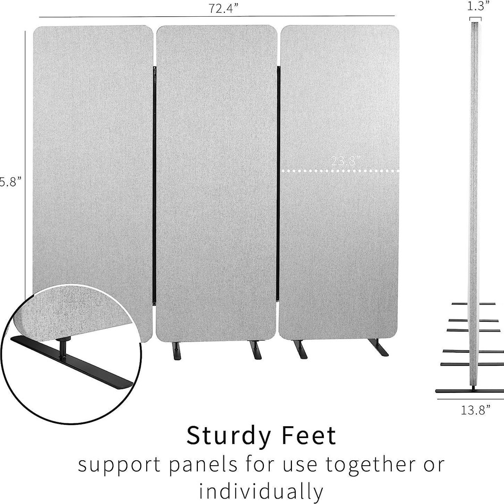 M/Office Floor Screen Partition Office Area Separator Privacy Panel ...