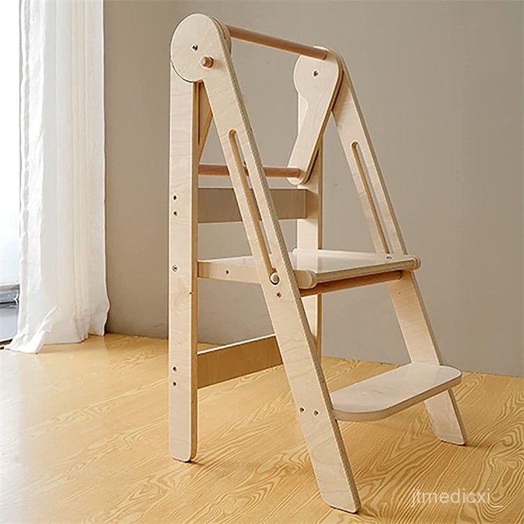 M/Foldable Wooden Children's Step Stool Hand Washing Step Stool ...