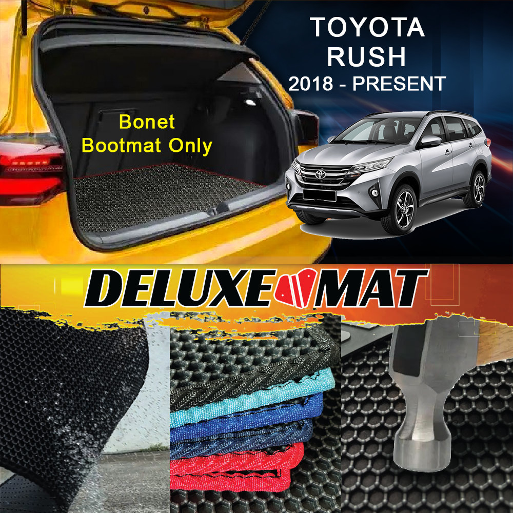 TOYOTA RUSH 2018 2019 2020 2021 2022 2023 2024 2025 Deluxe Boot Mat Car ...