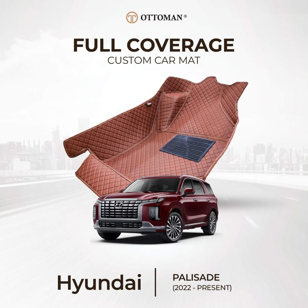 Ottoman Car Mat - Hyundai Palisade (2022-Present) | Shopee Malaysia