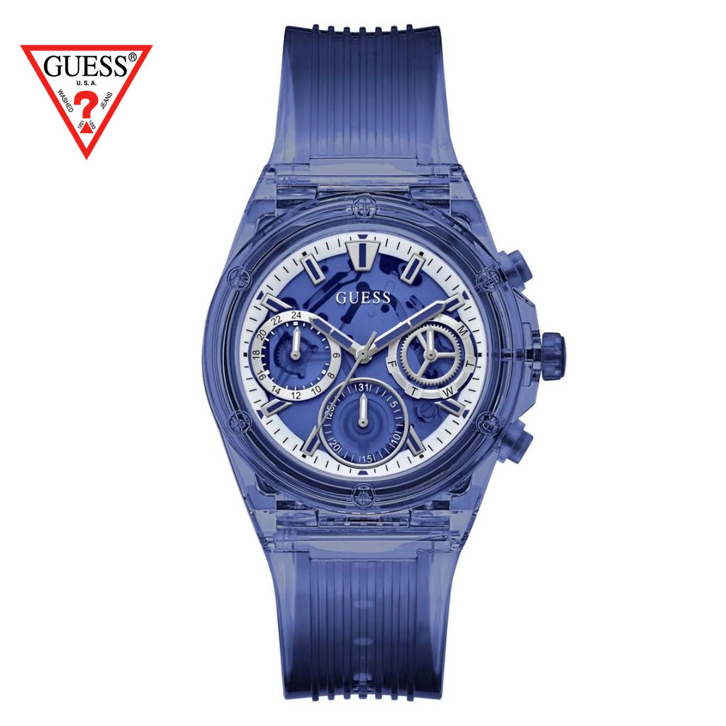 Guess Athena Ladies Eco Friendly Blue Bio-Based Watch | Shopee Malaysia