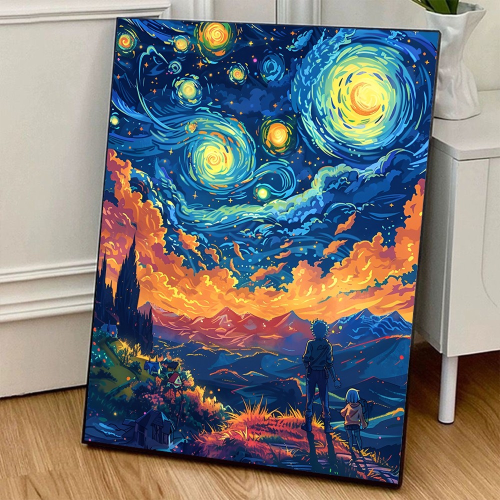 ACANDYL Paint By Numbers Kit, Dreamy Starry Sky, 40x50cm, DIY Digital ...