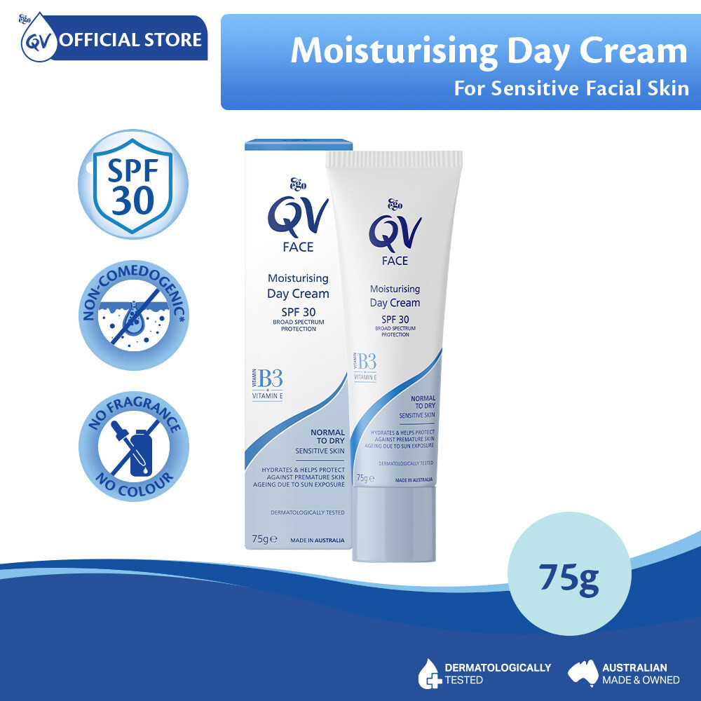QV Face Moisturising Day Cream 75g [SPF 30 | Protects and Revitalise ...