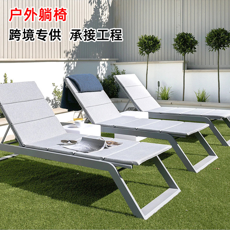 Q-8/Outdoor Lounge Swimming Pool Beach Rest Lying Bed Hotel Resort ...
