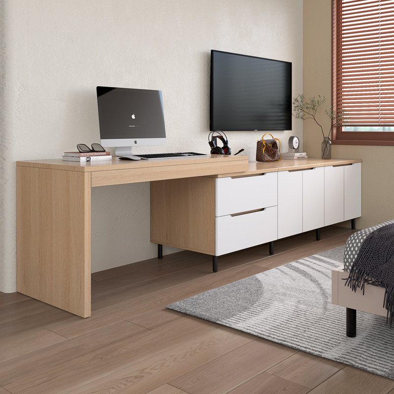 JY-8/Modern Minimalist Bedroom Double Desk Computer Desk Dresser Chest ...