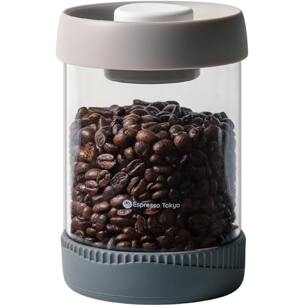 Espresso Tokyo Coffee Canister Vacuum Sealed Coffee Bean Storage ...