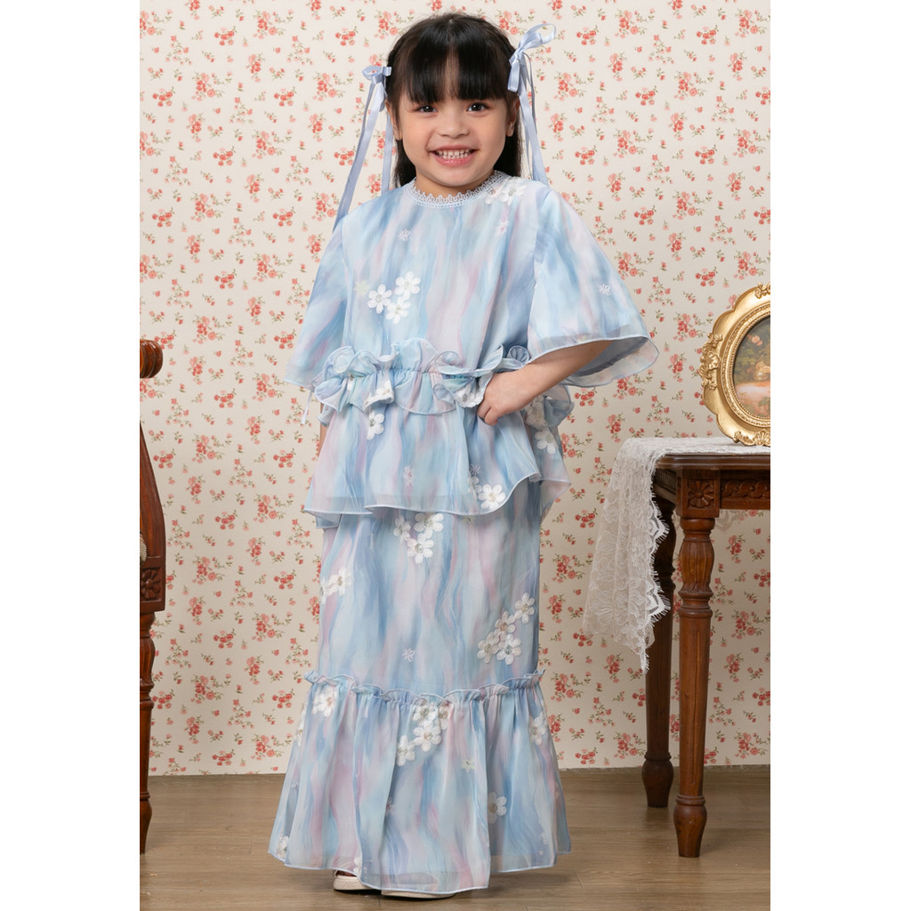 Lubna Kids - YALINA PEPLUM KURUNG (Girls) | Shopee Malaysia