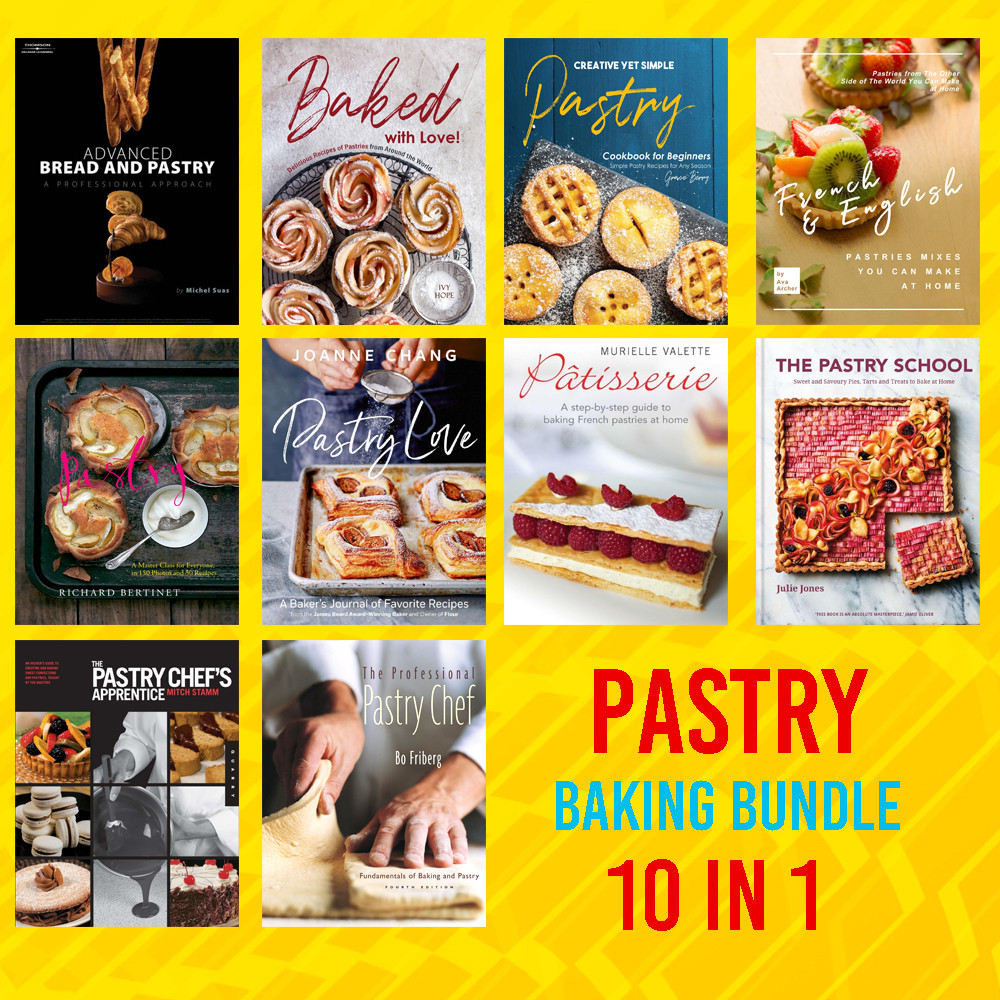 Pastry Book Bundle Vol 1 | Bake | Pastries | Learn | Cookbook ...