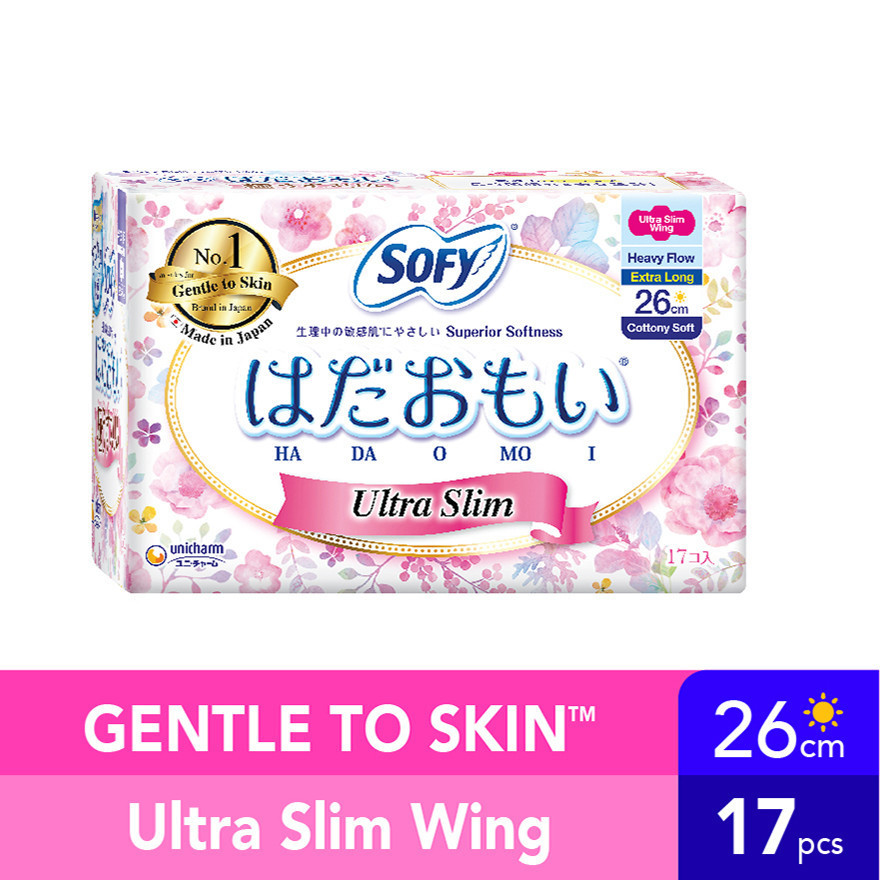SOFY Hadaomoi Day Ultra Slim Wing 26cm 17's | Shopee Malaysia