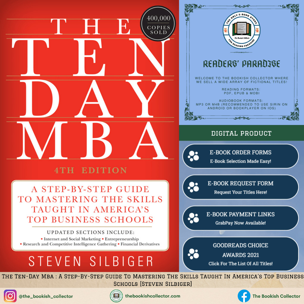 The Ten-Day MBA: A Step-By-Step Guide To Mastering The Skills Taught In ...