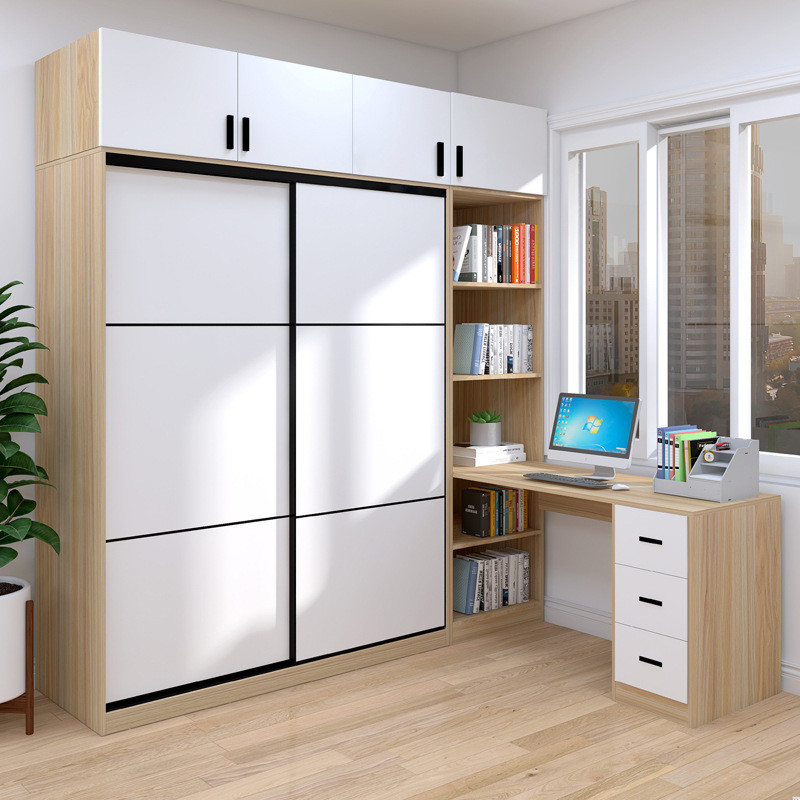 J-H/Boys' Wardrobe Desk Combo Corner Computer Study Desk Small ...