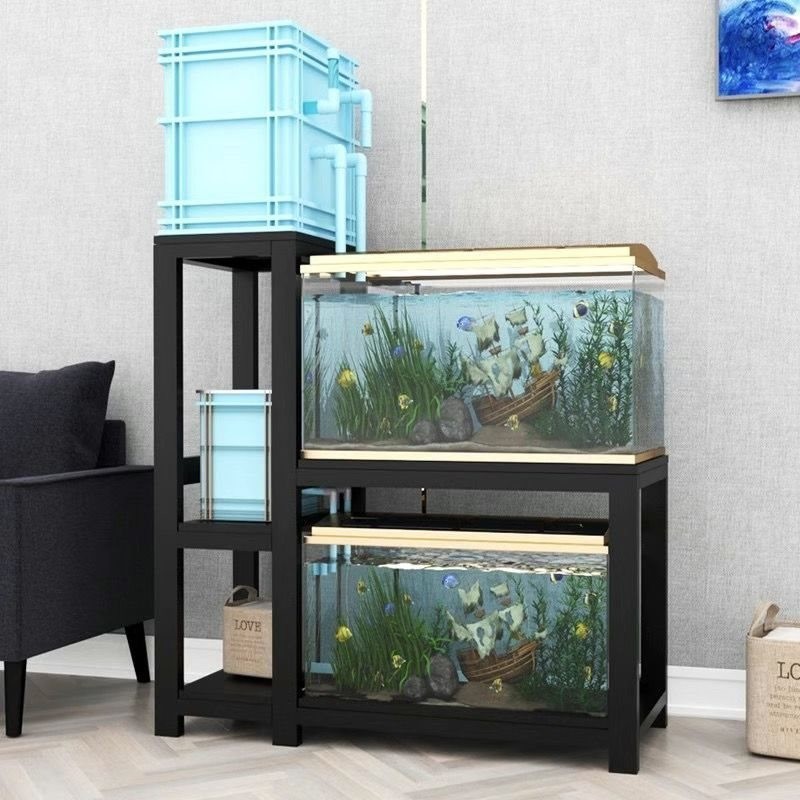 J-H/Fish Tank Base Cabinet Rack Integrated Multi-layer Metal Base ...