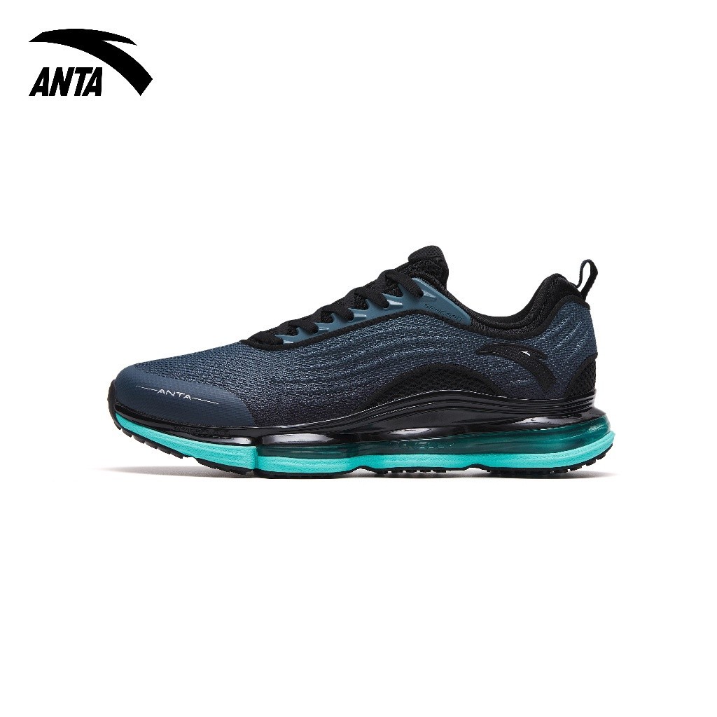 ANTA Men A-JELLY Running Shoes-Black/Grey Green (Kasut Larian) | Shopee ...