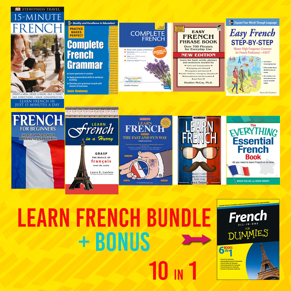 Learn French Book Bundle | Speak | Read | Write | Fluently | Learning ...