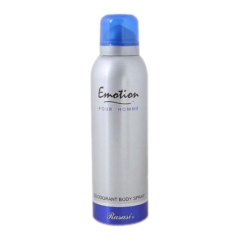 RASASI EMOTION POUR HOMME DEODORANT BODY SPRAY FOR MEN 200 ML | Shopee ...