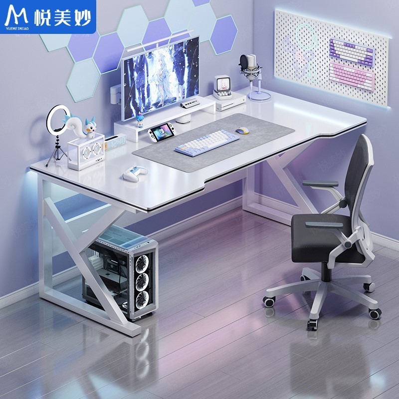 Q-8/Computer Desk Desktop Desk New Homehold E-Sports Table with ...