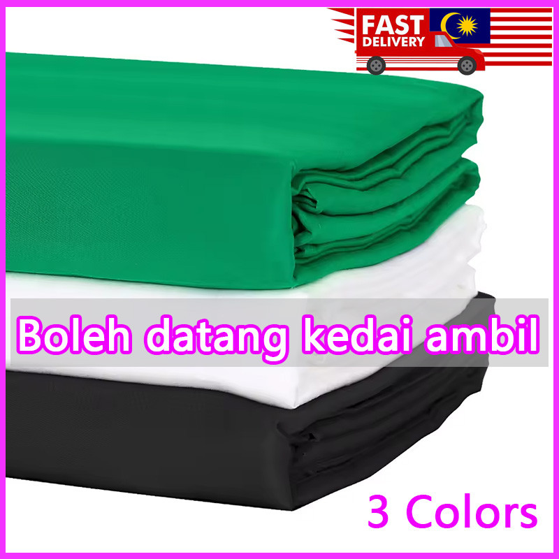 3X3 Background Backdrops Studio Photo Green White Black Solid Screen ...