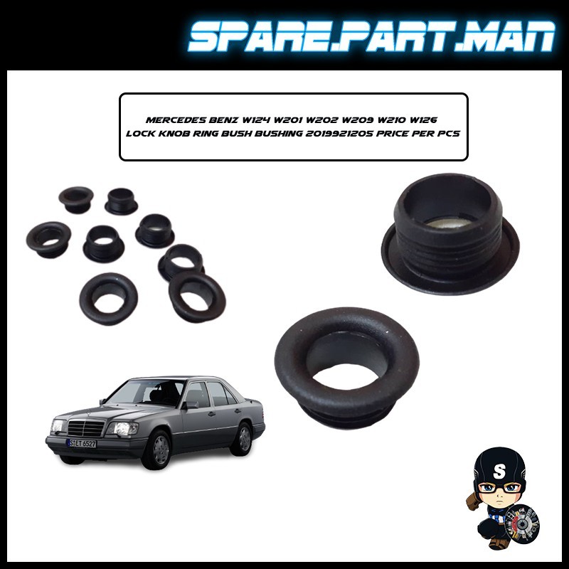 Mercedes Benz W124 W201 W202 W209 W210 W126 Lock Knob Ring Bush Bushing ...
