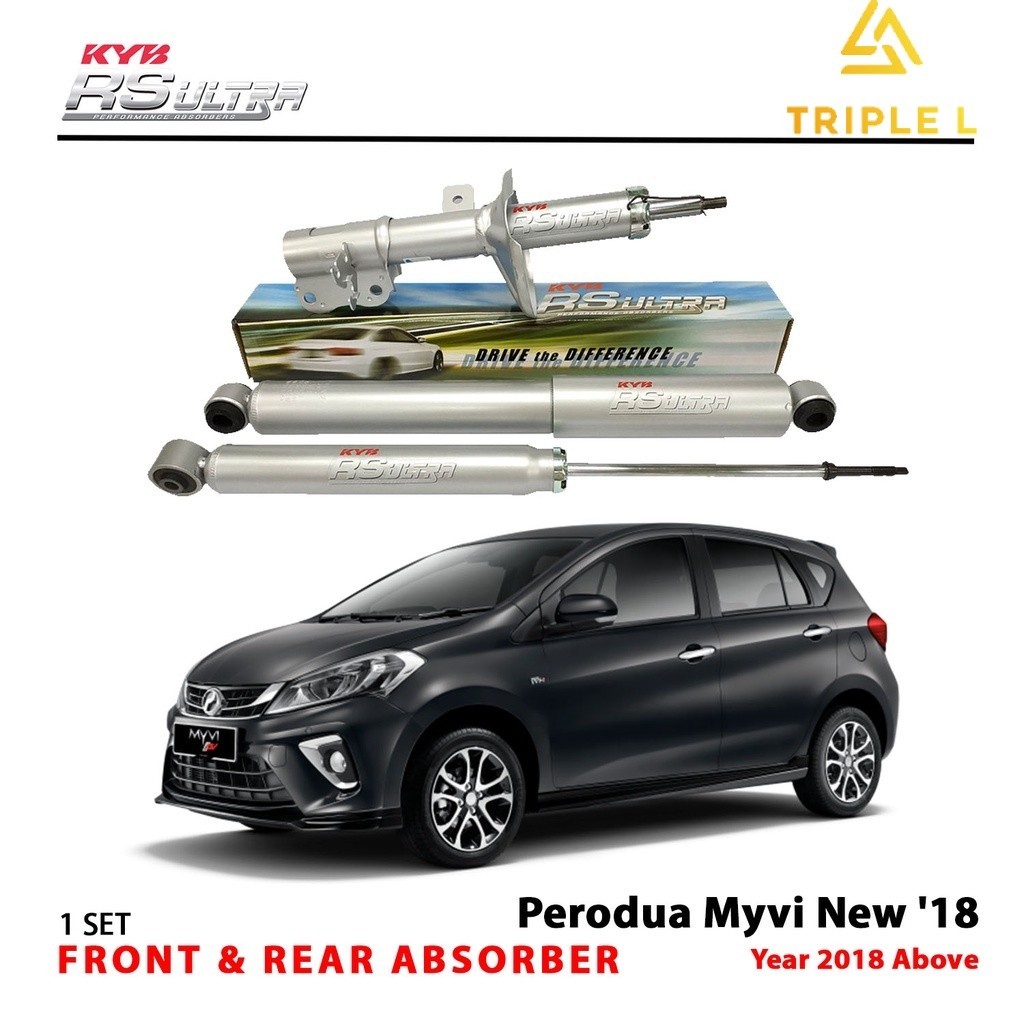 Kayaba Perodua Myvi New 2018 Gen3 D20N KYB RS Ultra Front Rear Absorber 332HD18 332HD19 | Shopee ...