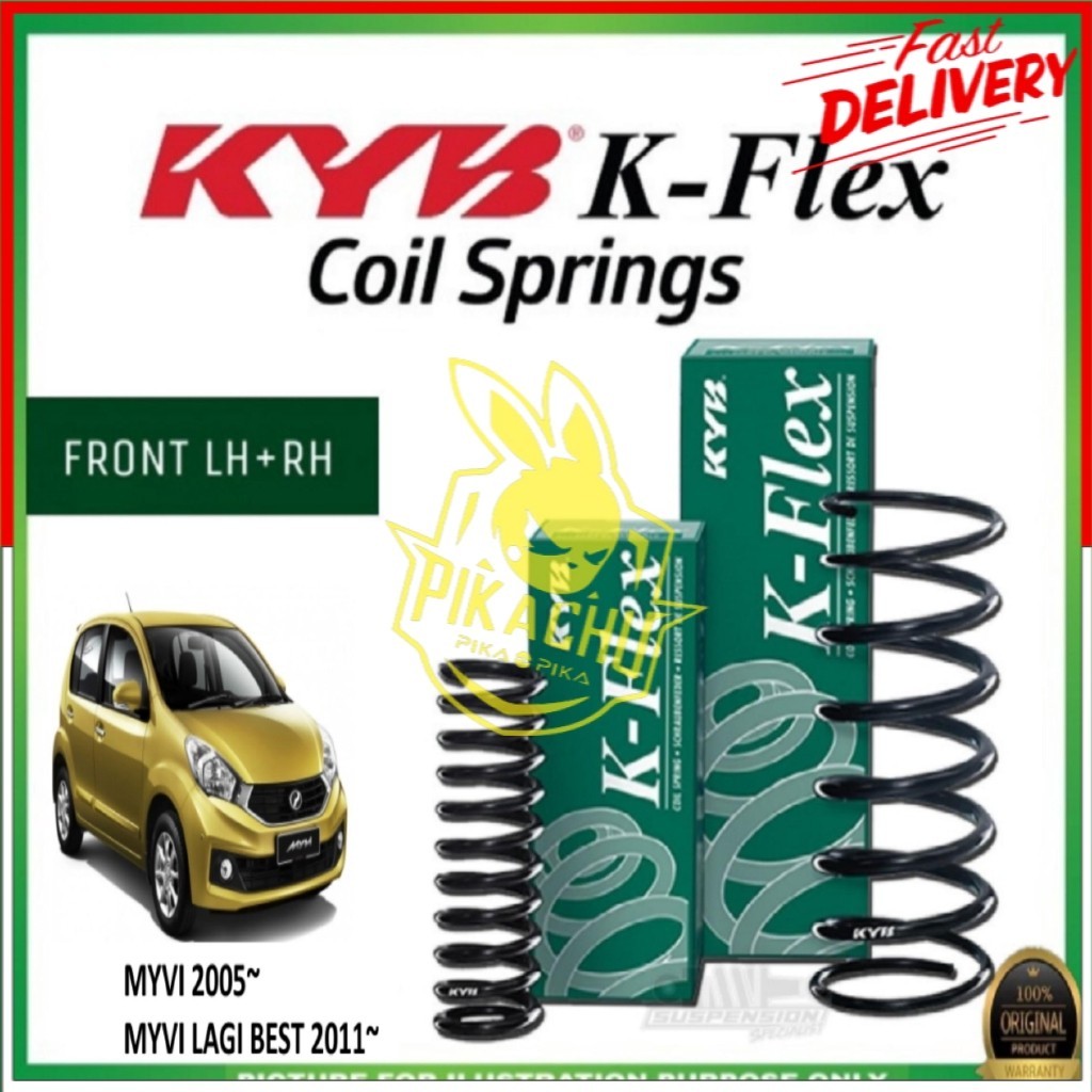 ORIGINAL KAYABA PERODUA MYVI & MYVI LAGI BEST FRONT / REAR / SET COIL ...