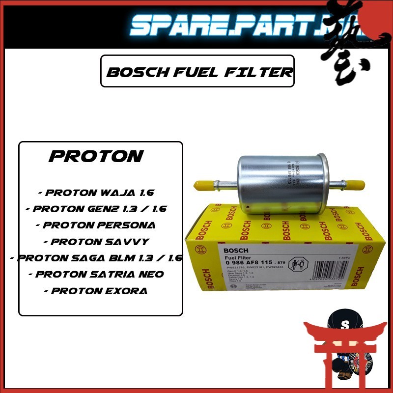 SKR BOSCH Fuel Filter Proton Waja 1.6, Saga BLM FLX SAGA VVT Exora ...