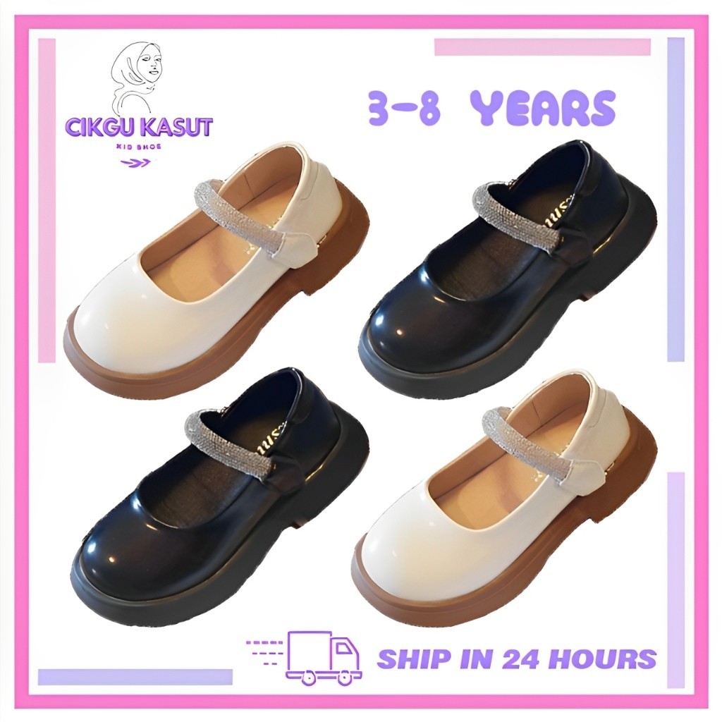 26-36 Kasut Raya Budak Perempuan Korean Style Girl Princess Ballet ...
