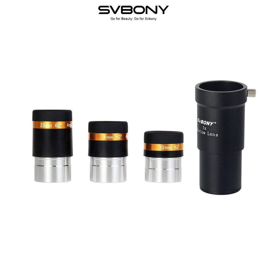 SVBONY Wide Angle 62 Degree Telescope Lens Kit (4mm/10mm/23mm) | Shopee ...