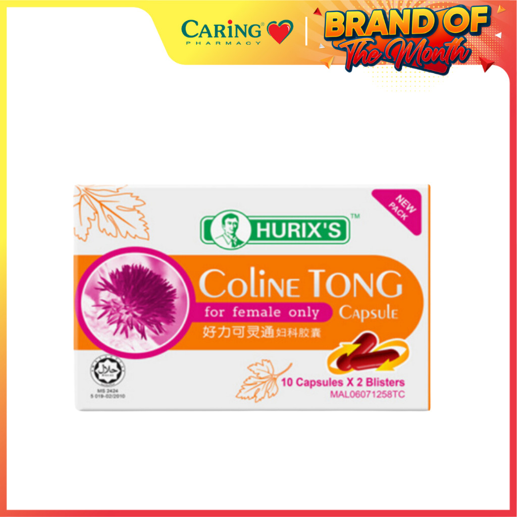 HURIX'S COLINE TONG CAPSULE 10S × 2 | Shopee Malaysia