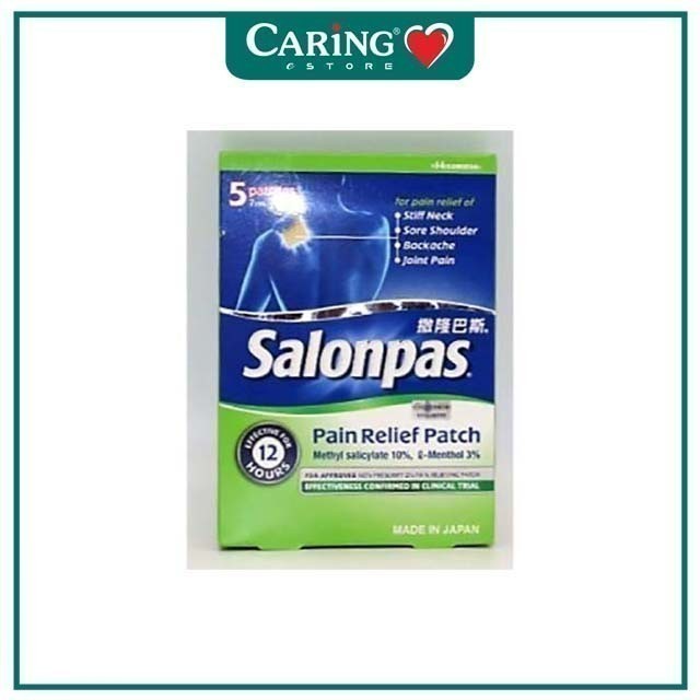 CARING SALONPAS PAIN RELIEF PATCH 5S | Shopee Malaysia