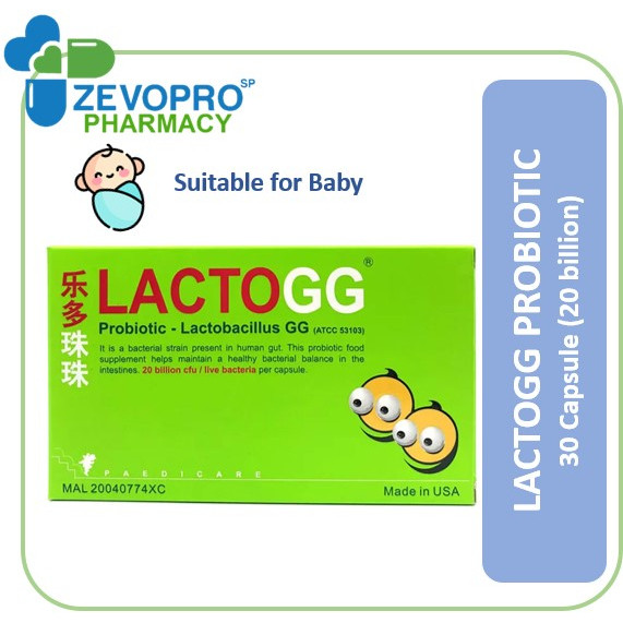 AGENT- LACTOGG PROBIOTIC VEGECAP 30'S (20 billion lactobacillus ...