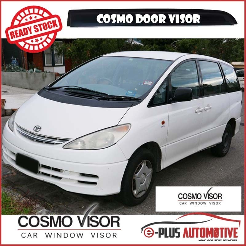 Toyota Estima / Previa ( Acr30 ) 2000 - 2006 = Cosmo Door Visor (Big 5' (+ -)) | Shopee Malaysia