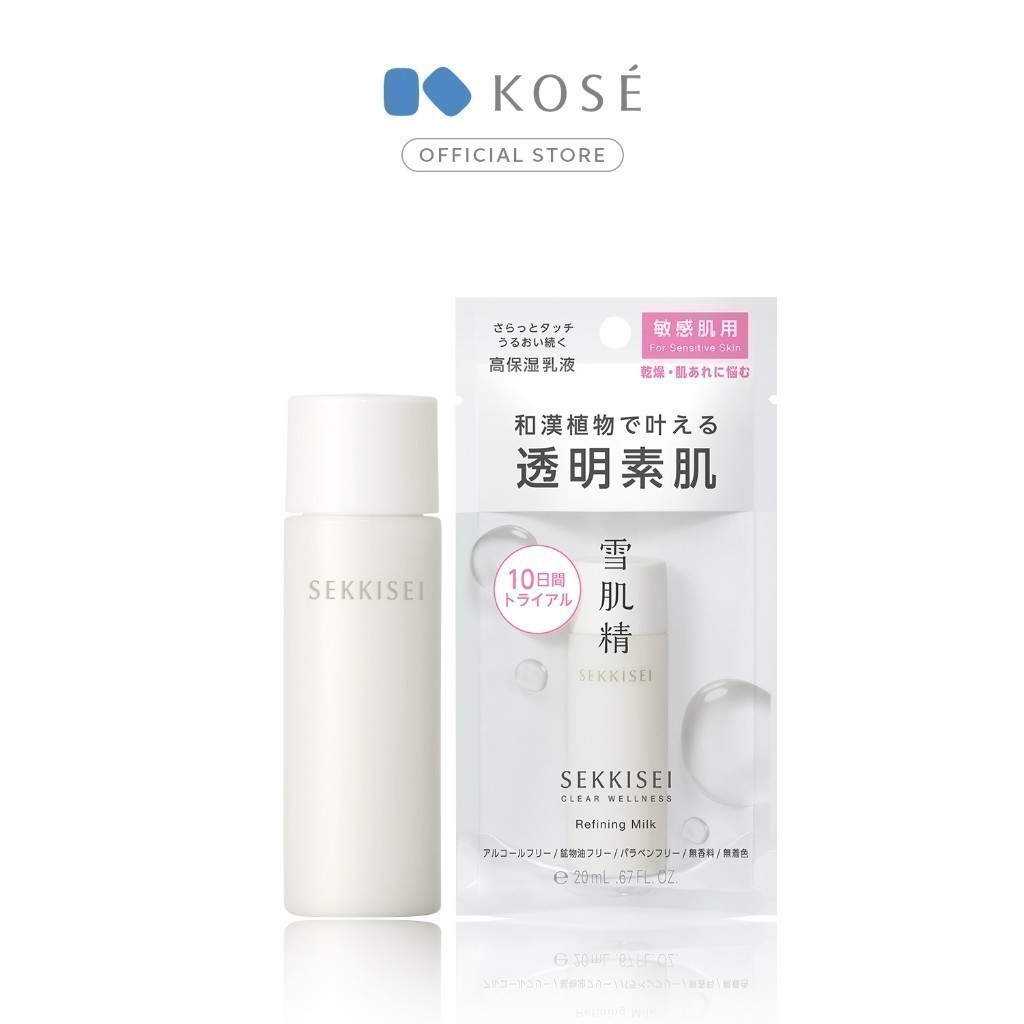 Kose Sekkisei Clear Wellness Emulsi Susu Pelembap SS 20ml | Kose ...