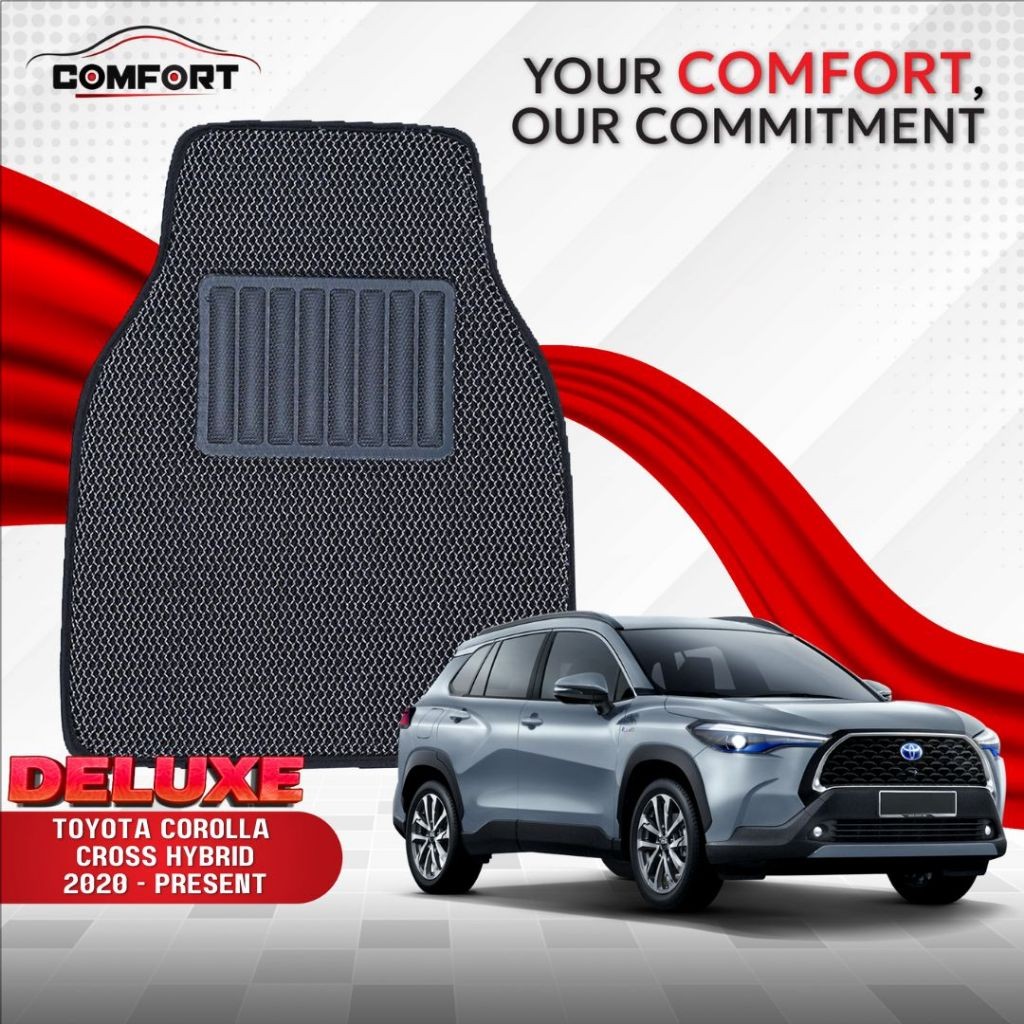 Comfort Deluxe Toyota Corolla Cross Hybrid (2020-Present) Car Floor Mat ...