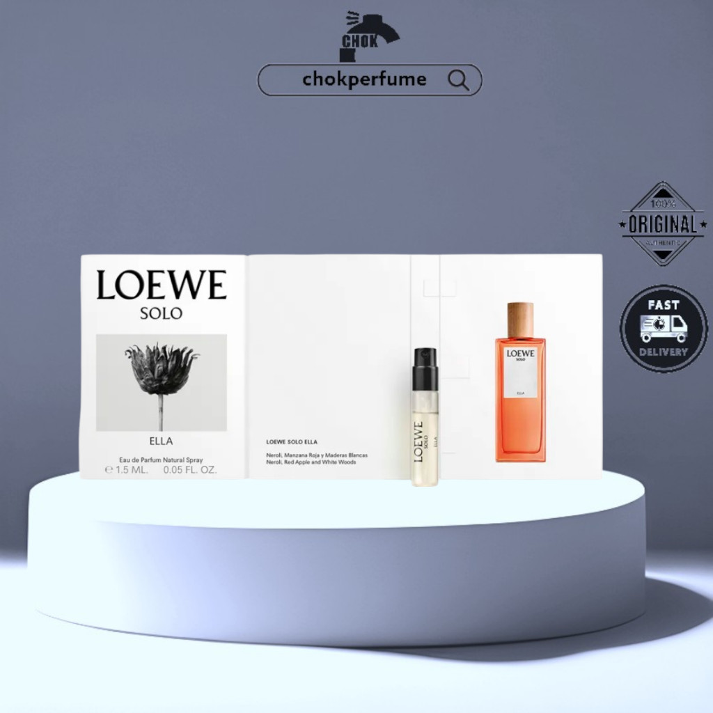 Loewe SOLO EDP 1.5ml Perfume Sample Vial (M/W/U) | Shopee Malaysia