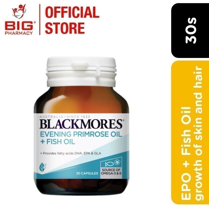 Blackmores Evening Primrose Oil + Fish Oil (30's) | Shopee Malaysia
