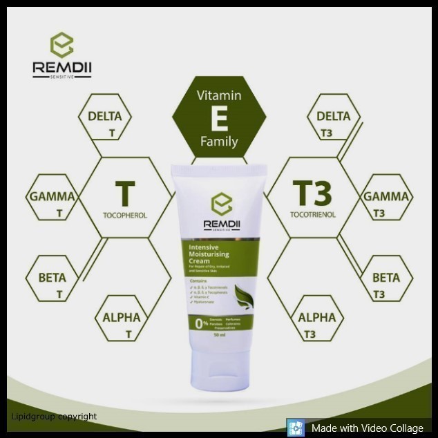 REMDII Sensitive Daily Intensive Moisturising Cream (50ml), Steroid ...