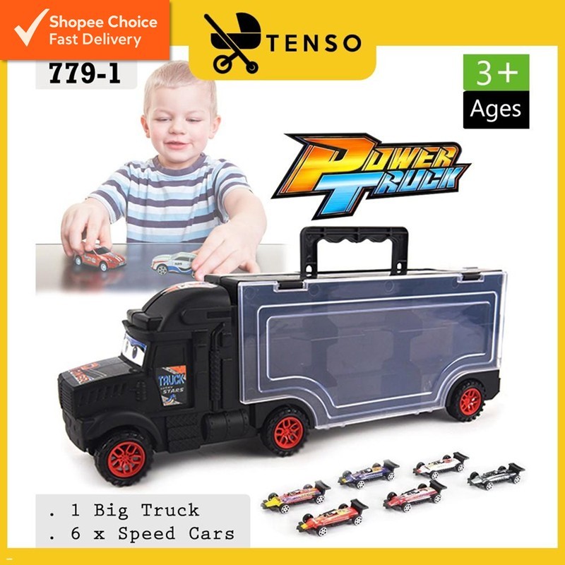 [Shopee Choice] Power Truck Store Up Vehicle Toys Car With 6 Speed Cars ...