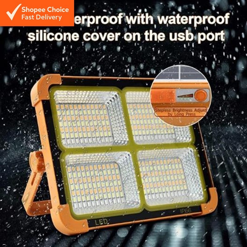 20,000W Portable LED Work Solar Light IP66 with Stepless Brightness Job ...