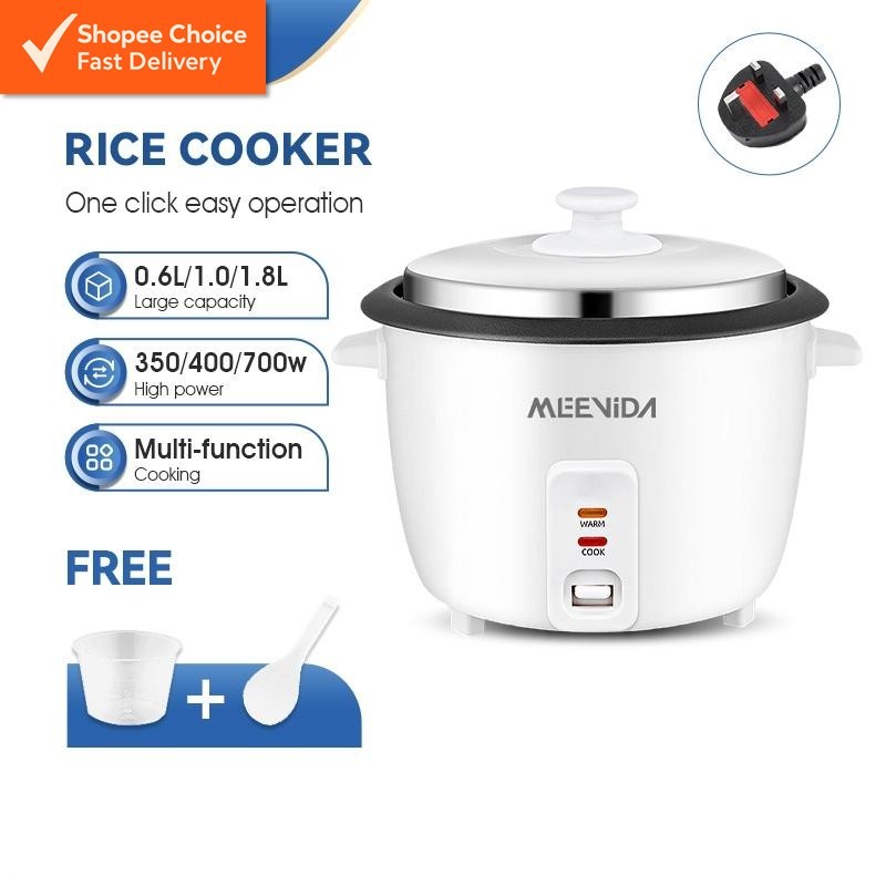 MEEVIDA Non-Stick Rice Cooker Periuk Nasi Elektrik Kecil Multi ...