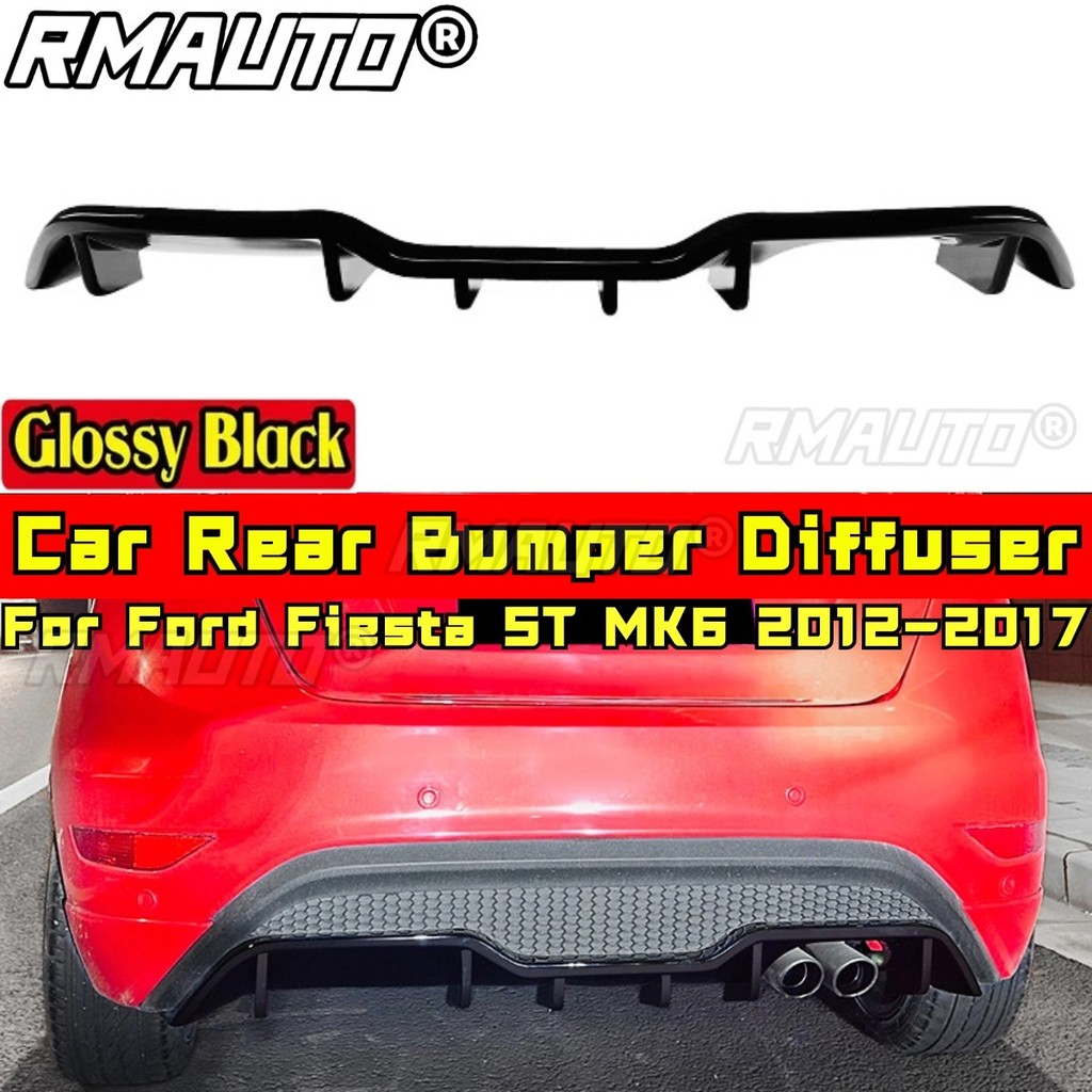 For Ford Fiesta ST MK6 2012-2017 Body Kit Rear Bumper Diffuser Rear ...