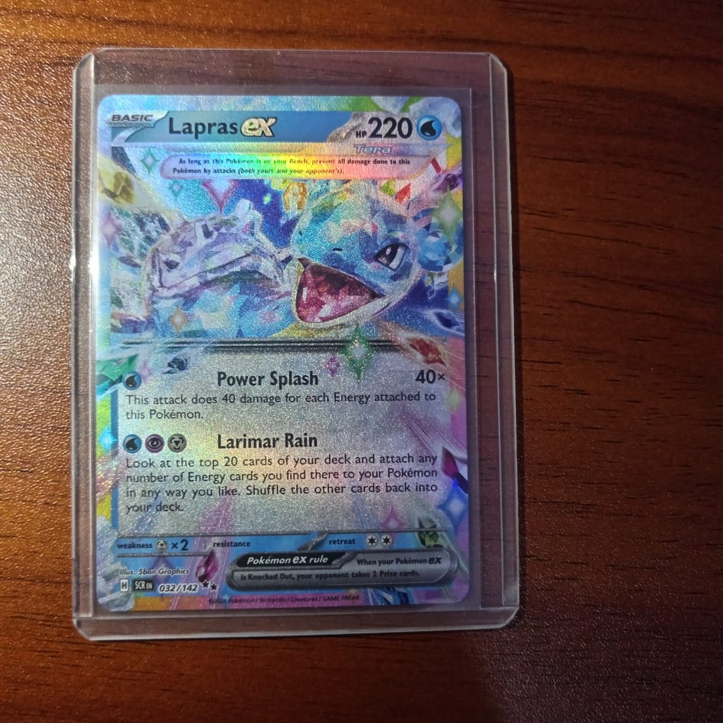 ORIGINAL Lapras EX 032/142 PTCG TCG pokemon Card Game | Shopee Malaysia