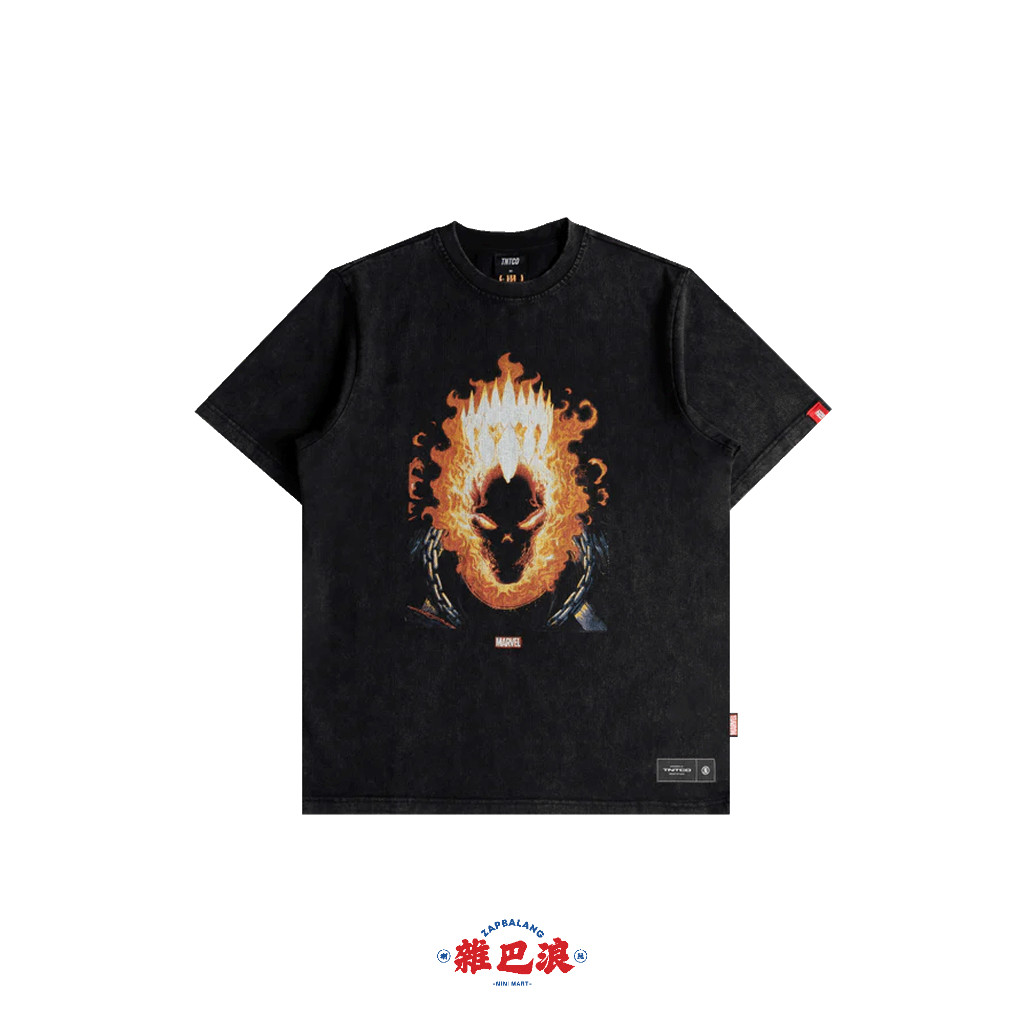 Zapbalang Mini Mart: Tntco | Marvel Ghost Rider Tee (Black) | Shopee ...