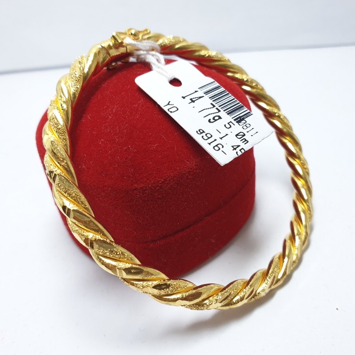 Emas916, Bangle Dna Ps D1 Pintal Dkj 0.5 cm Pd 8740 P N SoldOut ...