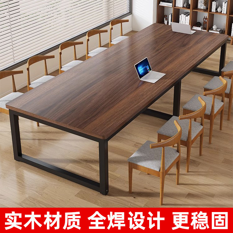 Contact seller/Solid Wood Conference Table Pine Simple Modern Workbench ...