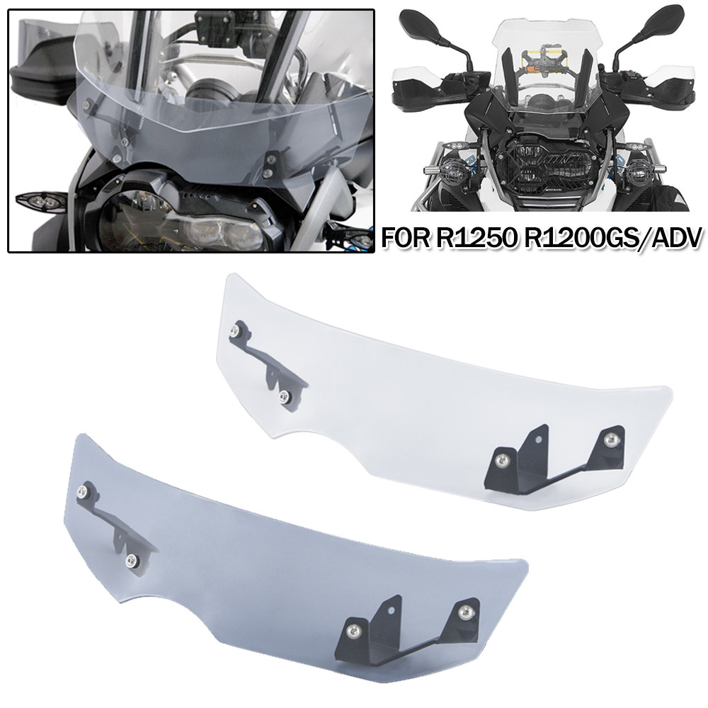 Motorcycle Windscreen Extension With Bracket Spoiler Windshield Air ...