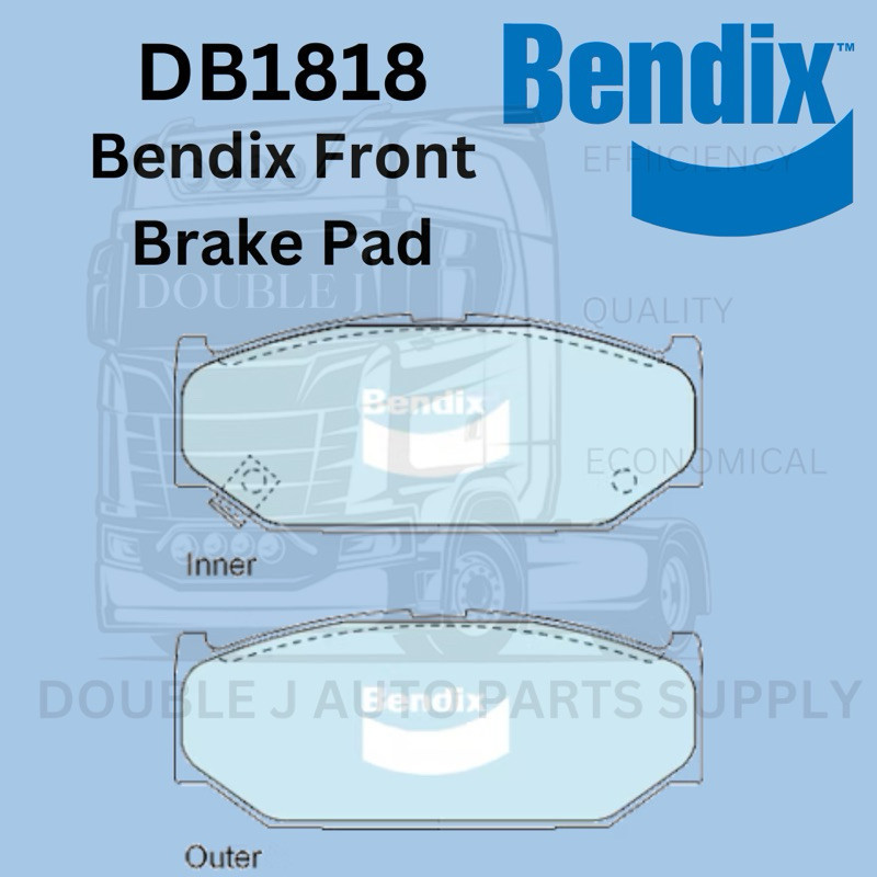 💯Original Bendix Suzuki Swift Front brake pad DB1818 | Shopee Malaysia