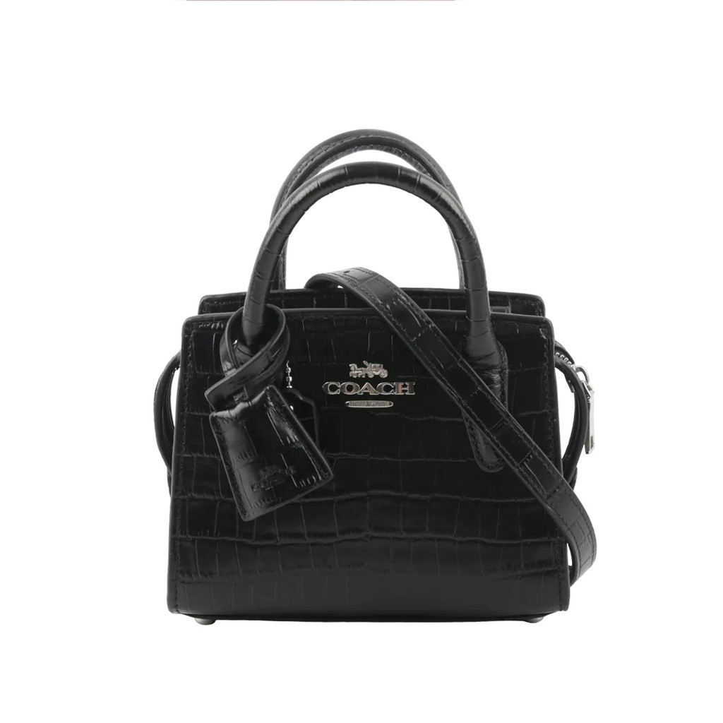 Coach Andrea Mini Carryall Bag - Black | Shopee Malaysia