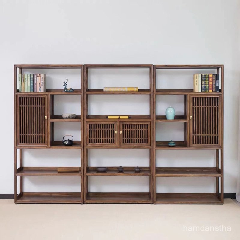 Contact seller/New Chinese Style Antique Shelf Black Walnut Zen ...